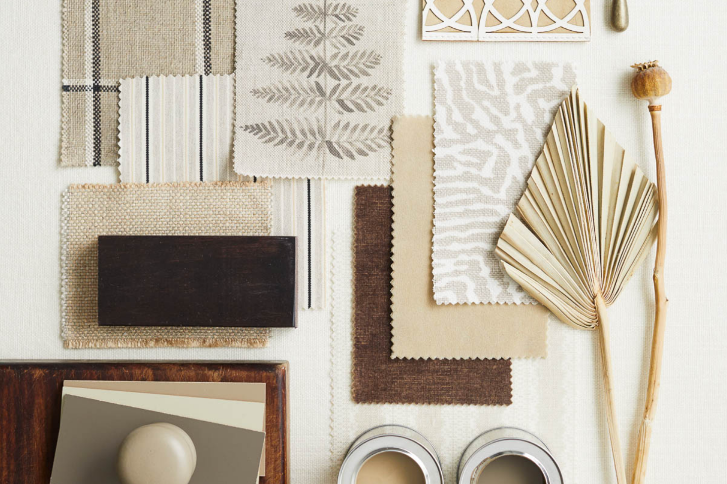 plain natural fabric collection - The Dormy House