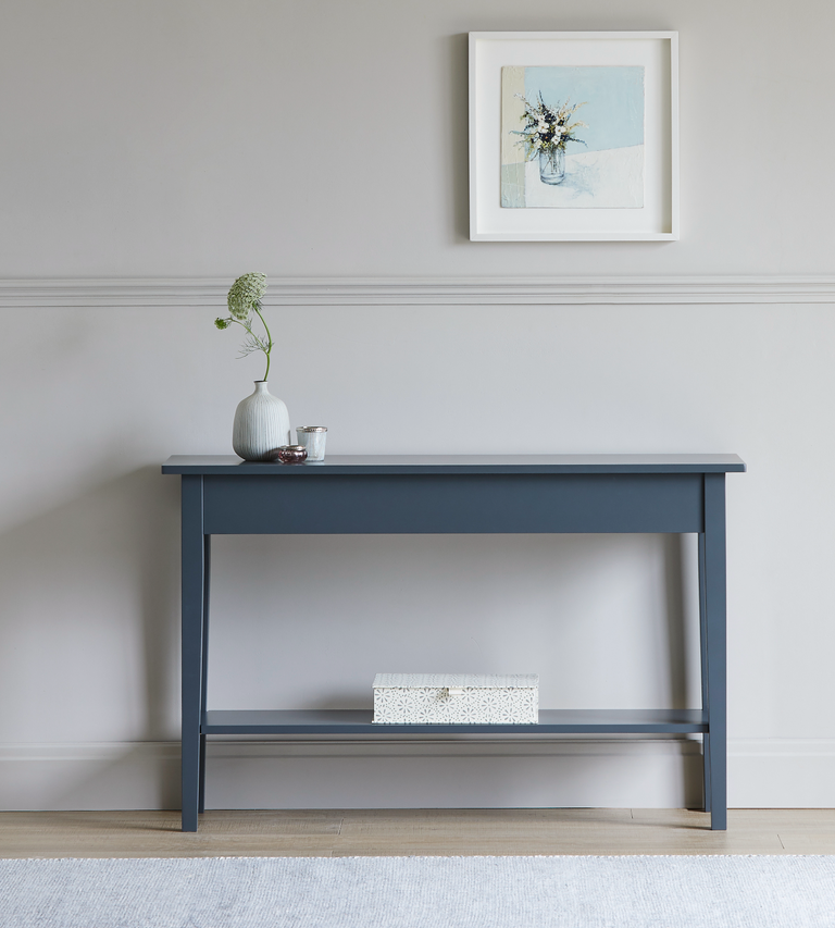 Bruton large console with shelf – The Dormy House