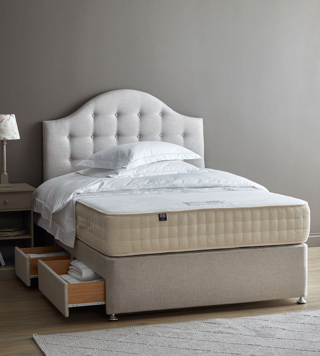 Divan with drawer covered divan with drawers – The Dormy House