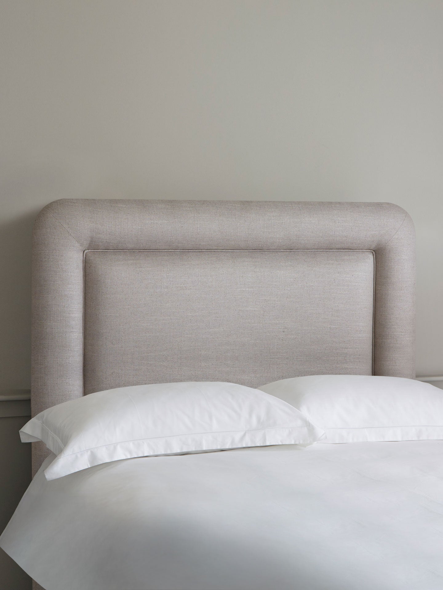 Headboard with a padded border | Headboards | The Dormy House