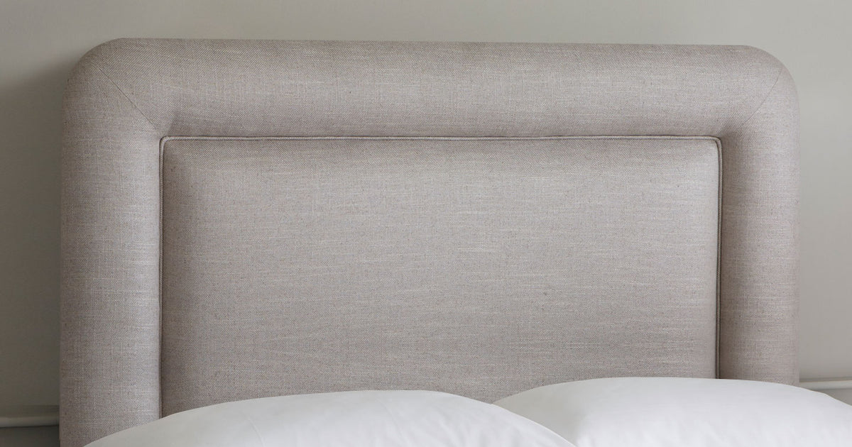 Headboard with a padded border | Headboards | The Dormy House