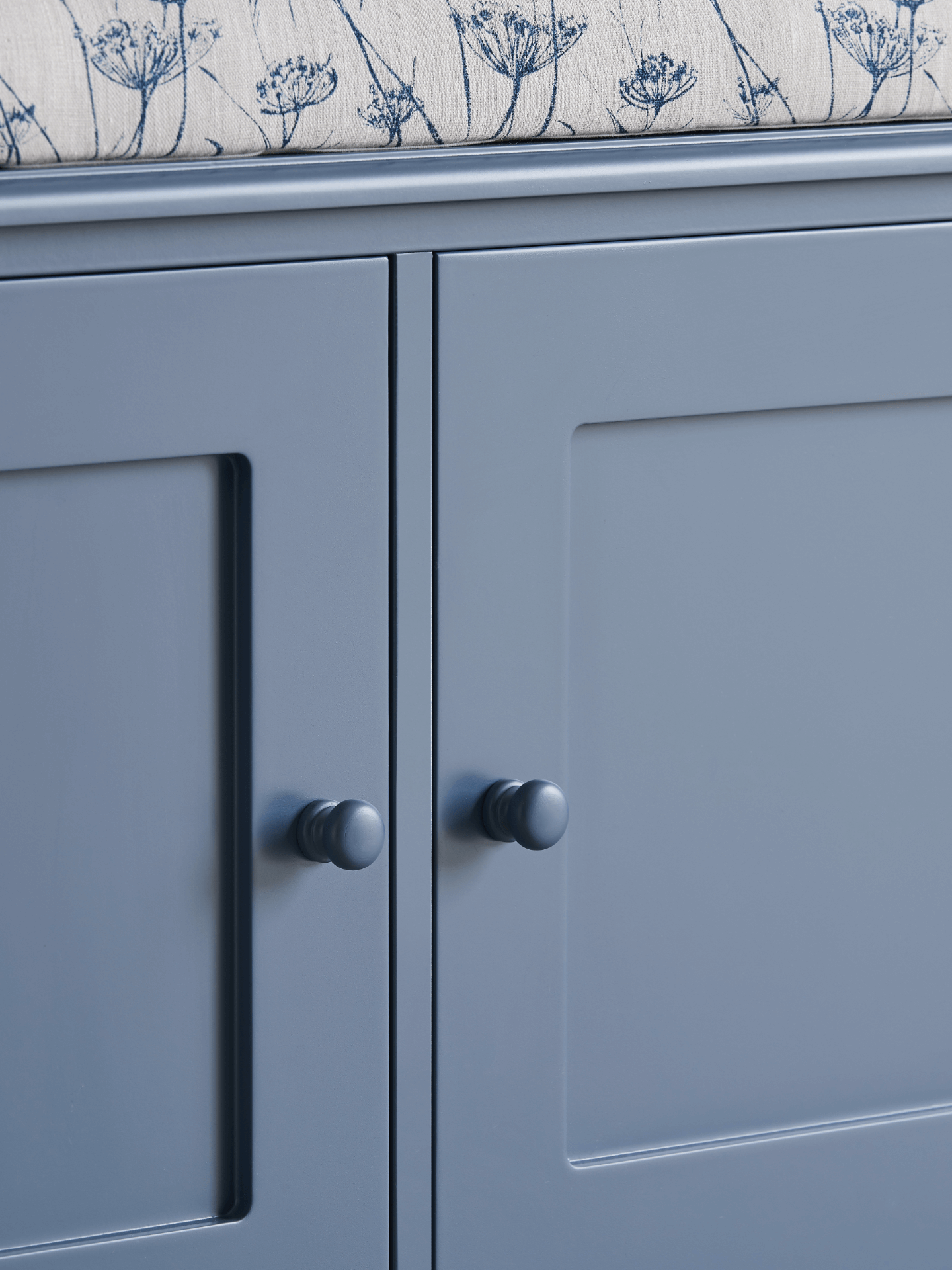 Portland Bench with Doors | Storage Bench Seat | The Dormy House