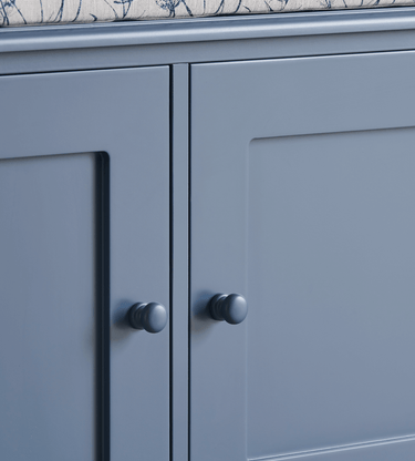 Portland Bench with Doors | Storage Bench Seat | The Dormy House
