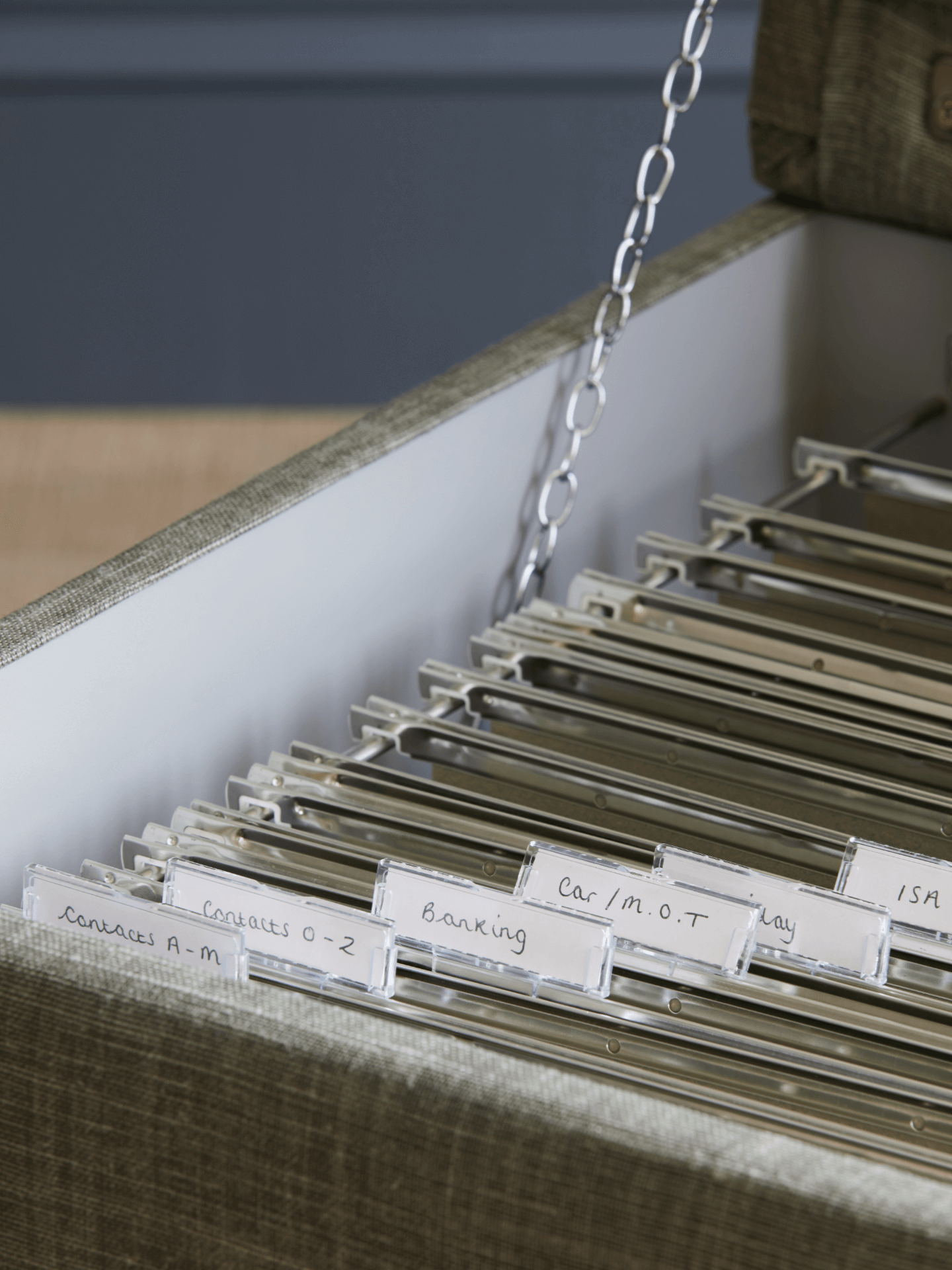 Small Portland filing ottoman – The Dormy House